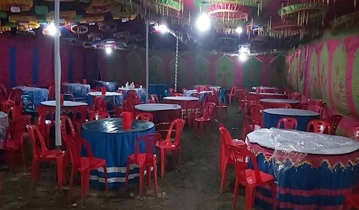 বিয়ে বাড়িতে টেবিল বসিয়ে ‘হোটেল ব্যবসা’ বন্ধের দাবি