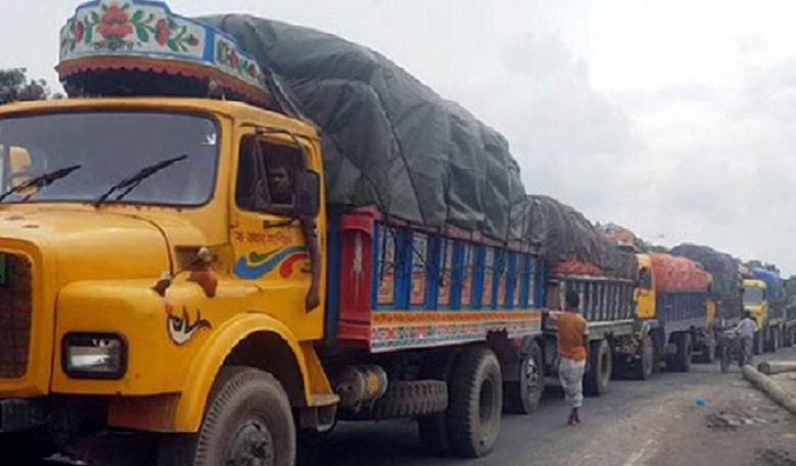 Truck plying suspended on highways from today