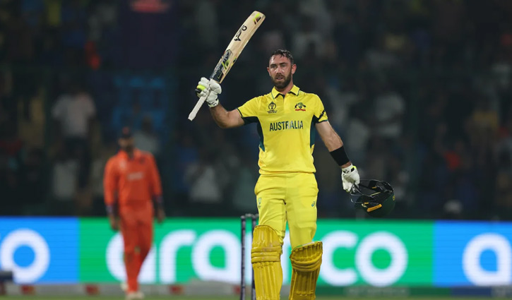 বিশ্বকাপে ম্যাক্সওয়েলের দ্রুততম সেঞ্চুরির রেকর্ড