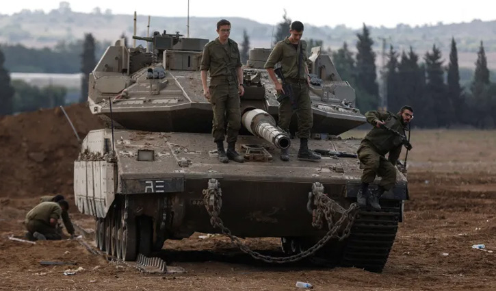 গাজায় হামলা চালাতে প্রস্তুত কয়েক হাজার ইসরায়েলি ট্যাংক